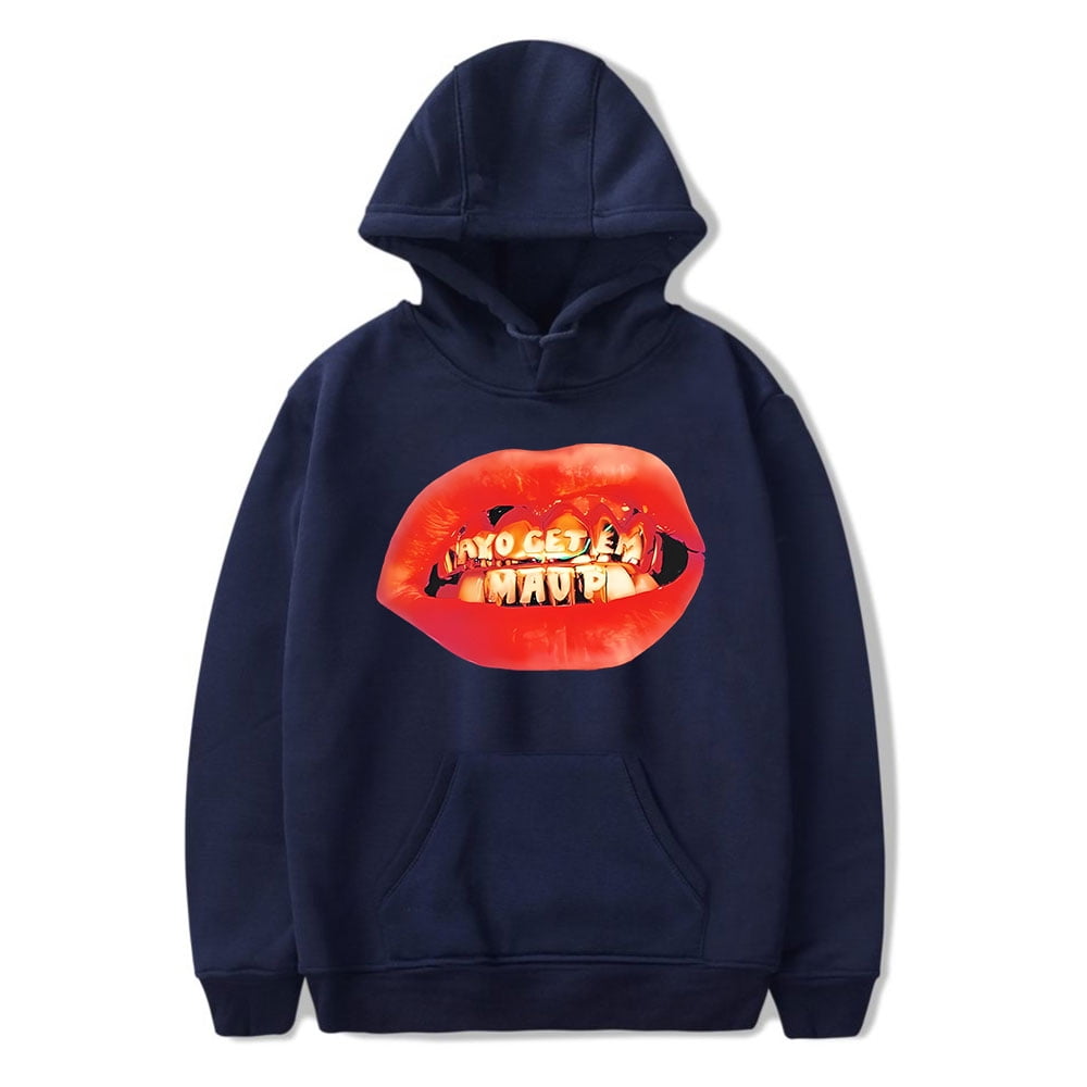 Mau P merch Music Ayo Get Em hoodies drawstring pocket sweatshirt men ...