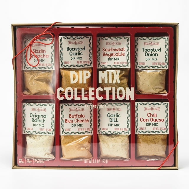 Maud Borup 8 Pack Dip Mix Sampler 6.8 oz, Gift Set - Walmart.com