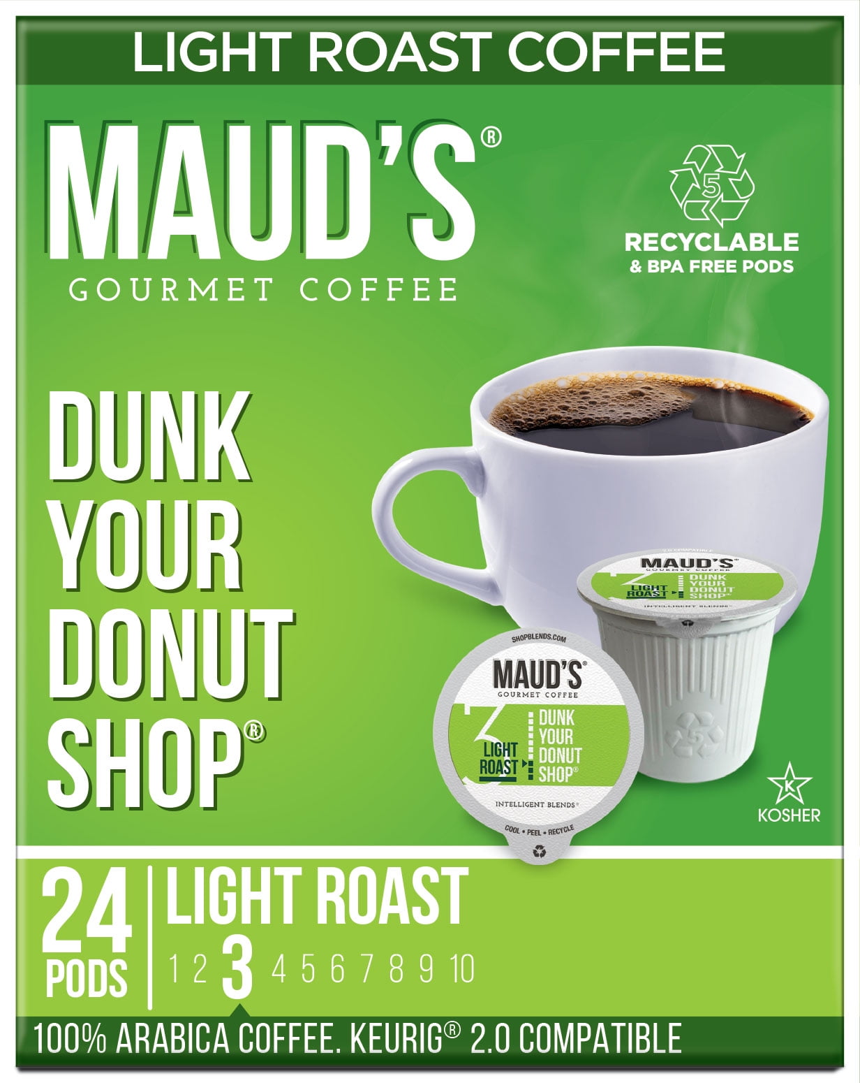 Maud's Donut Shop Coffee, (Dunk Your Donut Shop), 24ct Recyclable ...