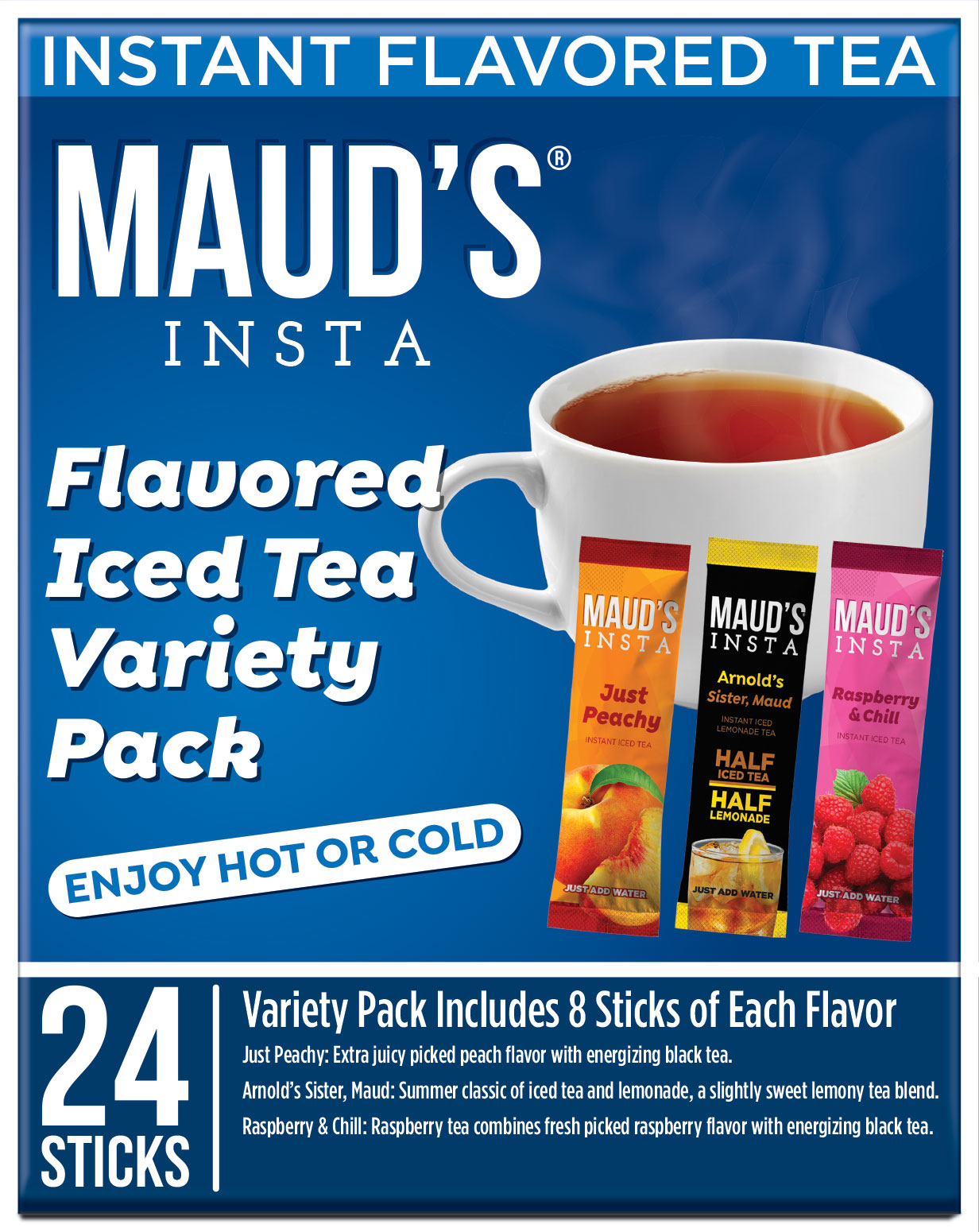 Tejava Tea Pods Variety Pack, 6 All Natural Unsweetened Flavored Tea ...