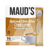 Maud's Instant Spiced Chai Tea Latte, Flavored Instant Tea Sticks, 16ct ...
