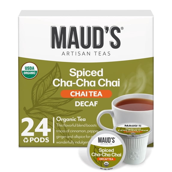 Maud's Organic Decaf Chai Tea Pods, 24 ct, for Keurig K Cups - Walmart.com