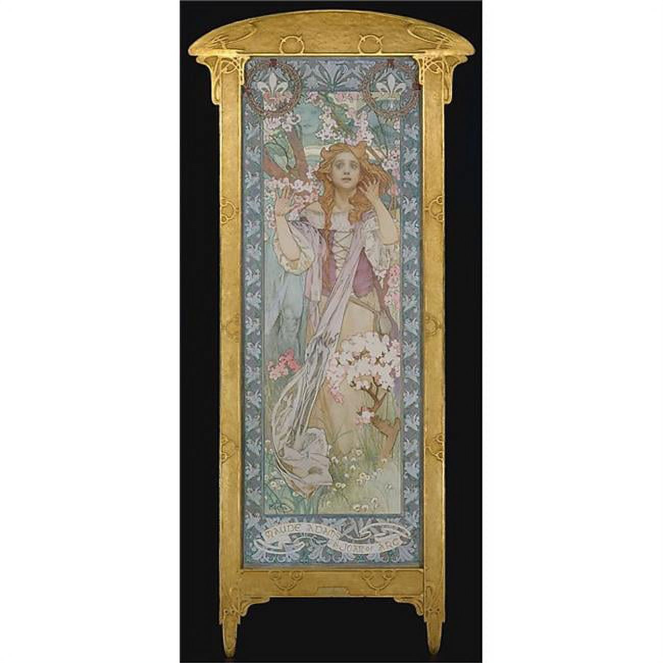 Maude Adams - 1872 1953 As Joan of Arc Poster Print by Alphonse Mucha - Czech Ivancice 1860 1939 ...