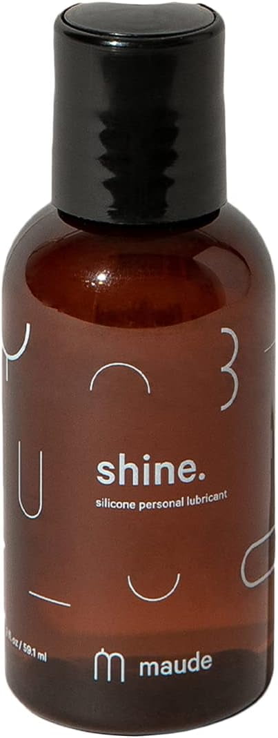 Maude Shine Silicone Personal Lubricant - Long-Lasting, Non-Sticky ...