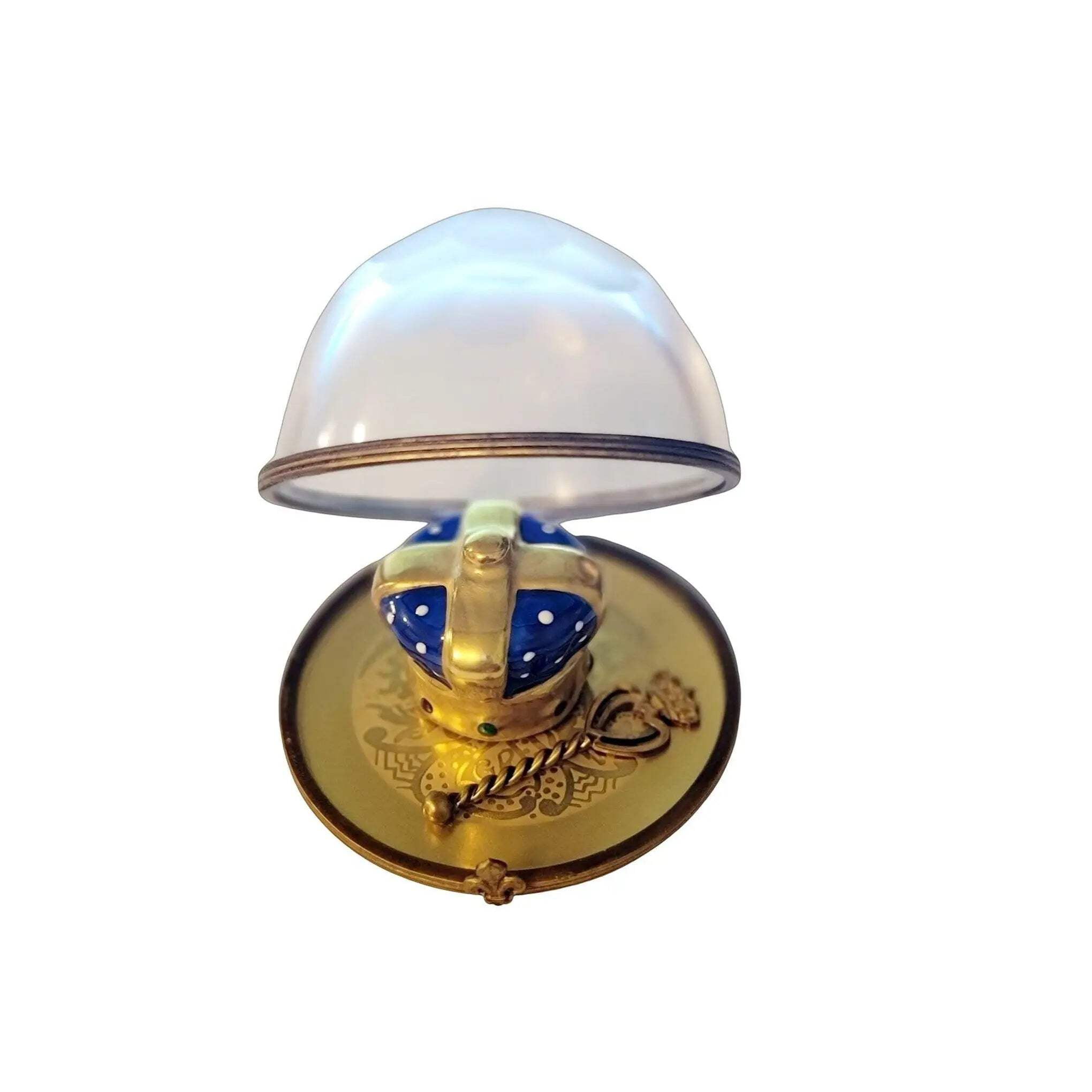 Maudi Gras Crown Staff on Gold No. 1 of 750 Limoges Box Porcelain ...