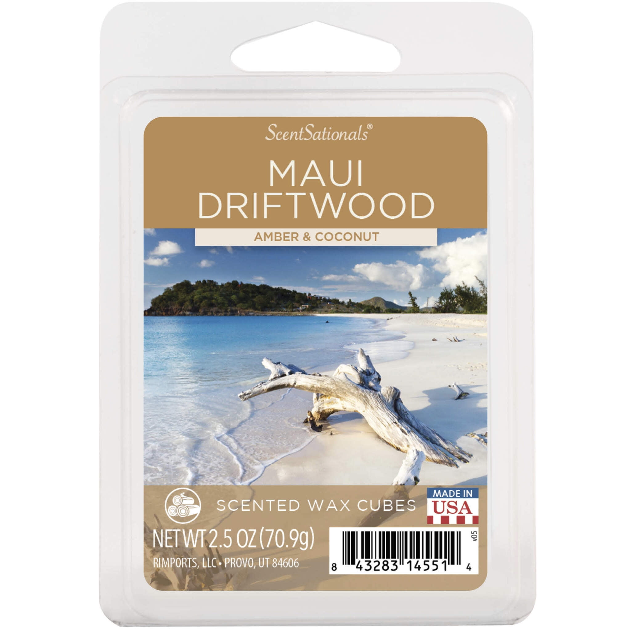 ScentSationals Maui Driftwood Scented Wax Melts - Walmart.com