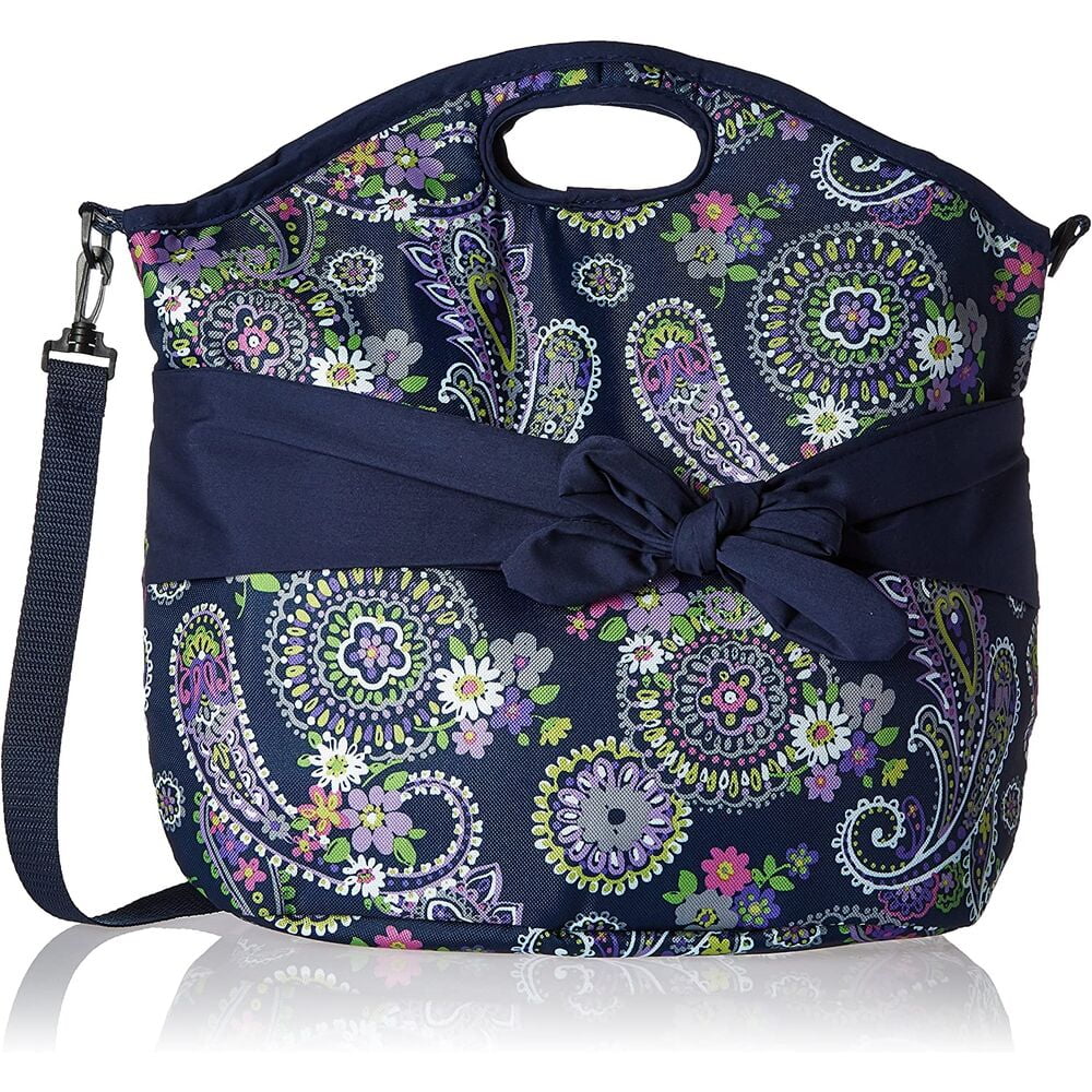 Maui Insulated Beach Bag Tote (Navy Summer Paisley) 1601FF470 - Walmart.com