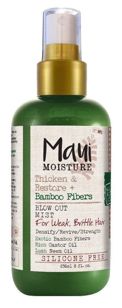 Maui Moisture Bamboo Fibers Blow Out Mist 8 Ounce 236ml 3 Pack ...