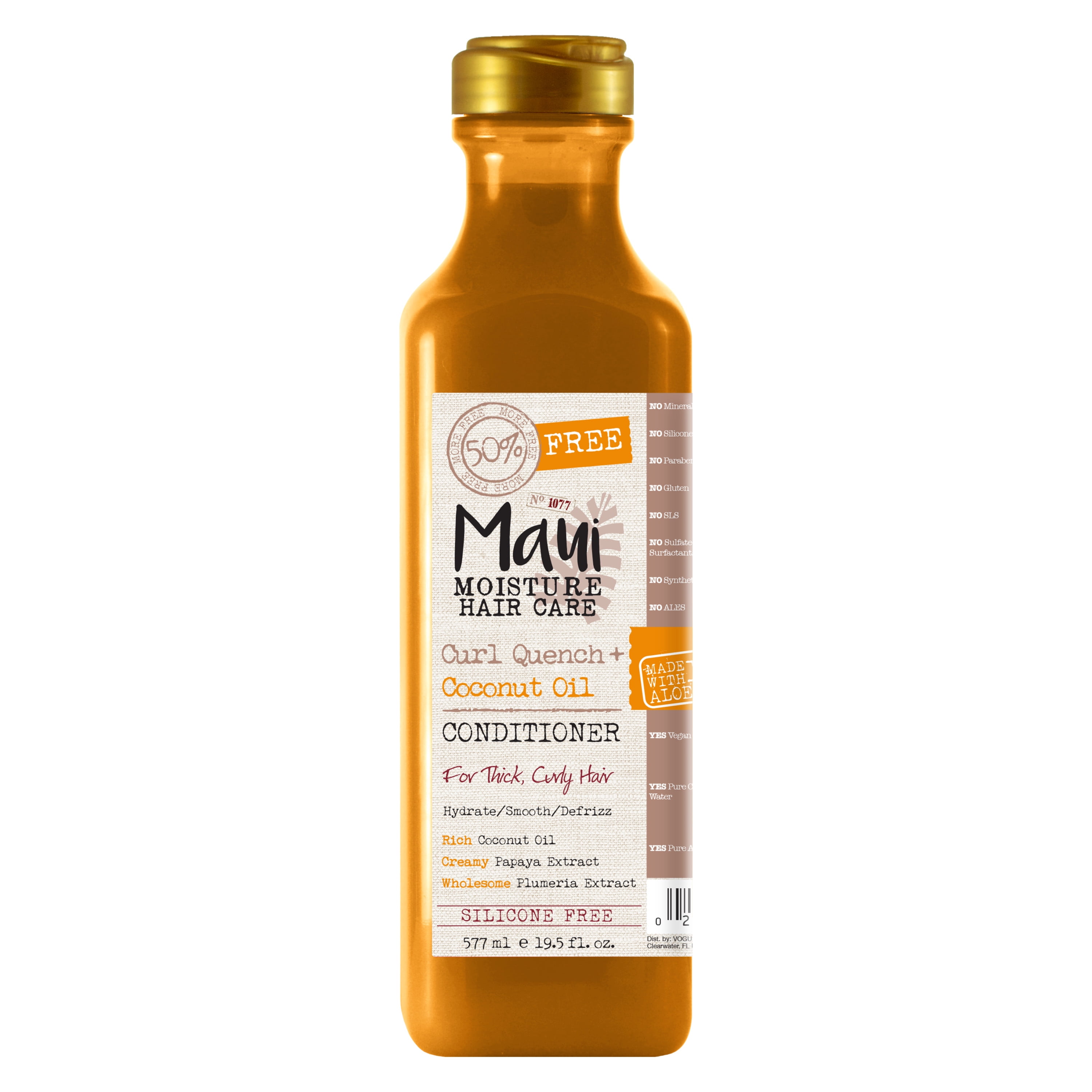 Maui Moisture Curl Quench + Coconut Oil Curl-Defining Conditioner for ...