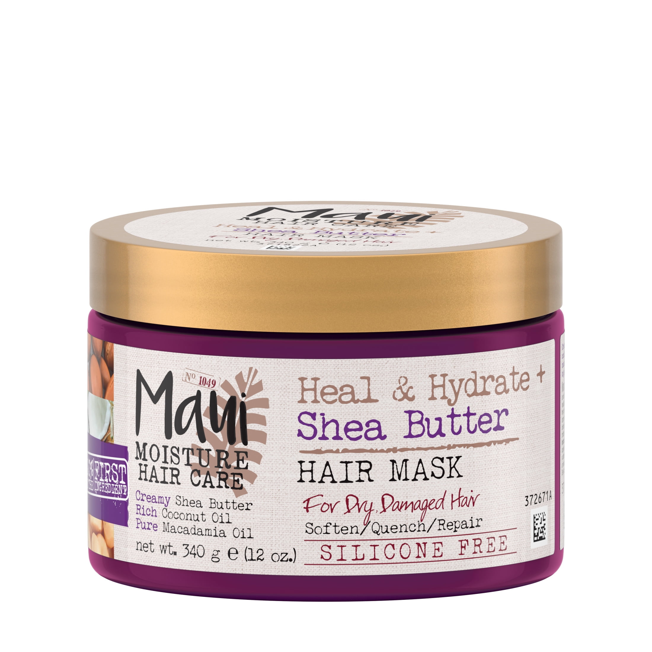 Maui Moisture Shea Butter Hair Mask, 12 oz - Curl Enhancing Hydration ...