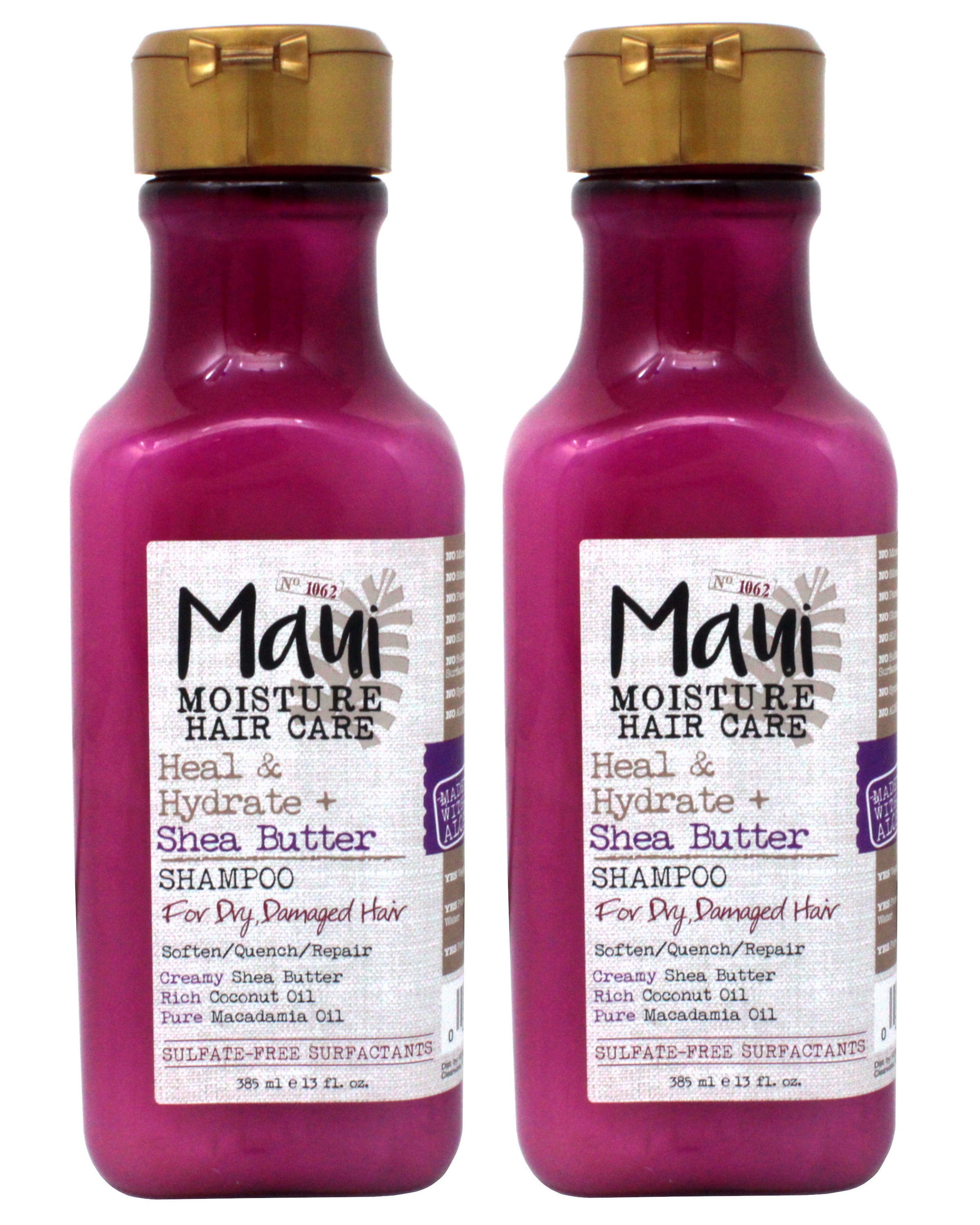 Maui Moisture Shampoo Shea Butter 13 Ounce Heal & Hydrate 385ml - 2 ...