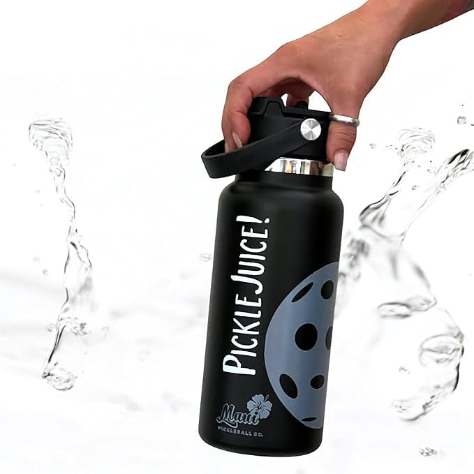 Maui Pickleball Co.™ Pickleball Water Bottle 32oz Pickleball Gifts ...