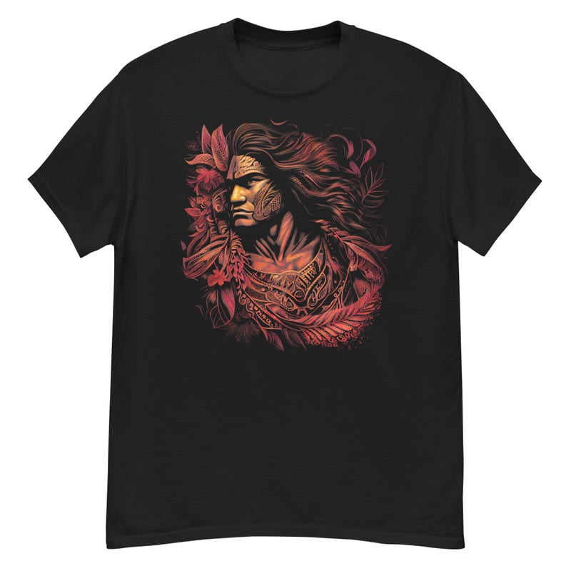 Maui Polynesian God Graphic TShirt Hawaiian Mythology Legend Art Gift ...