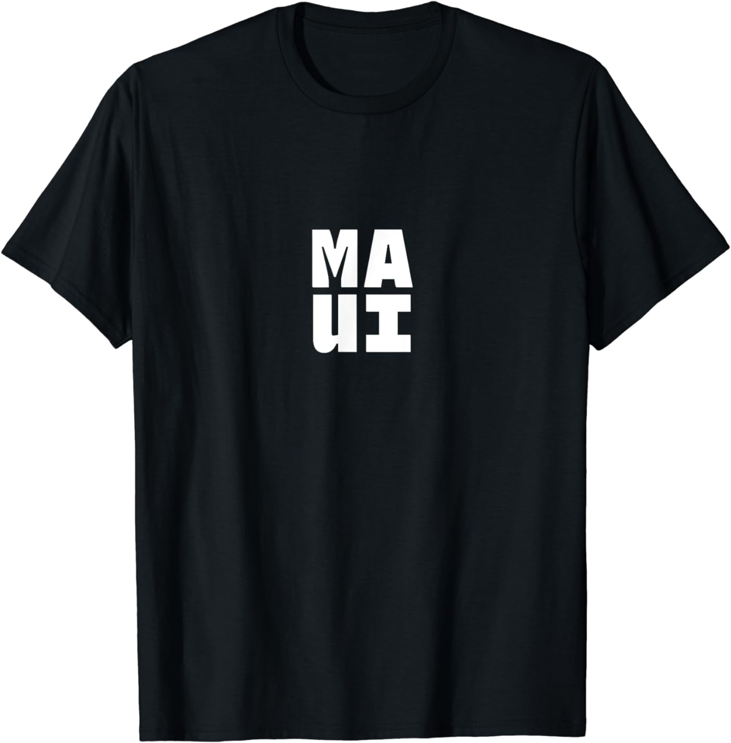 Maui Souvenir - Hawaiian Pride Letter Box Word Art T-Shirt - Walmart.com