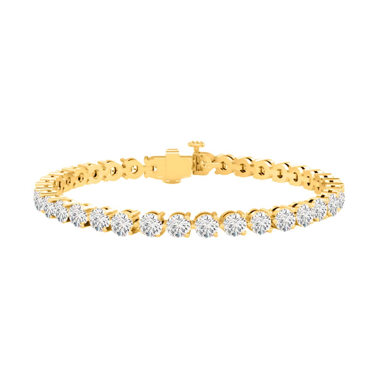 Mauli Jewels 5.00 Carat Lab Grown Diamond Tennis Bracelet for Women, 7 ...