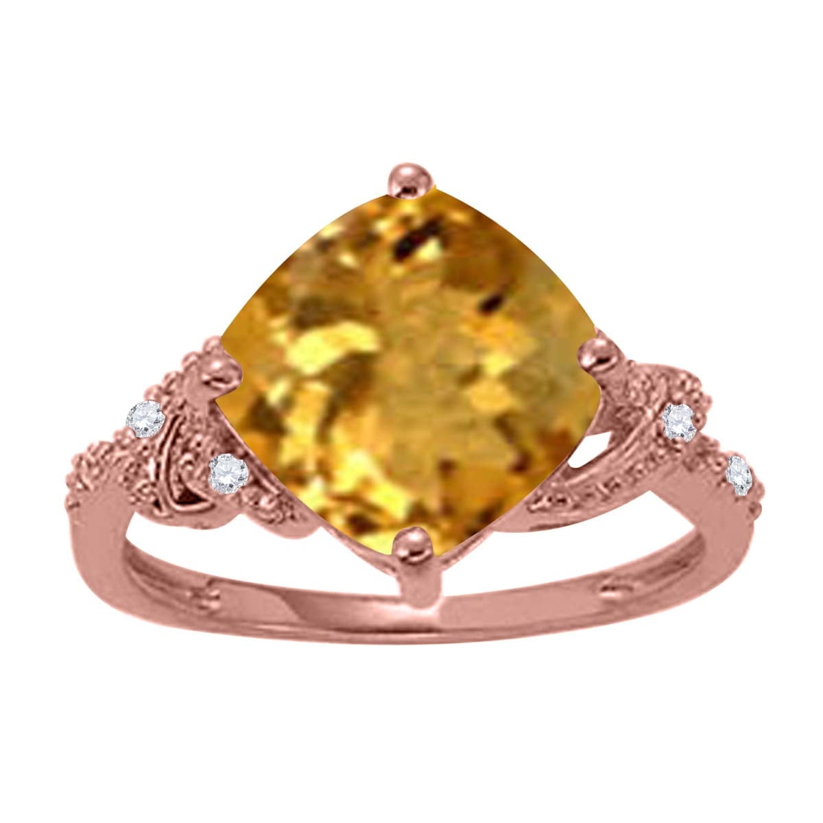 Mauli Jewels Engagement Rings for Women 3.25 Carat Diamond and Cushion ...