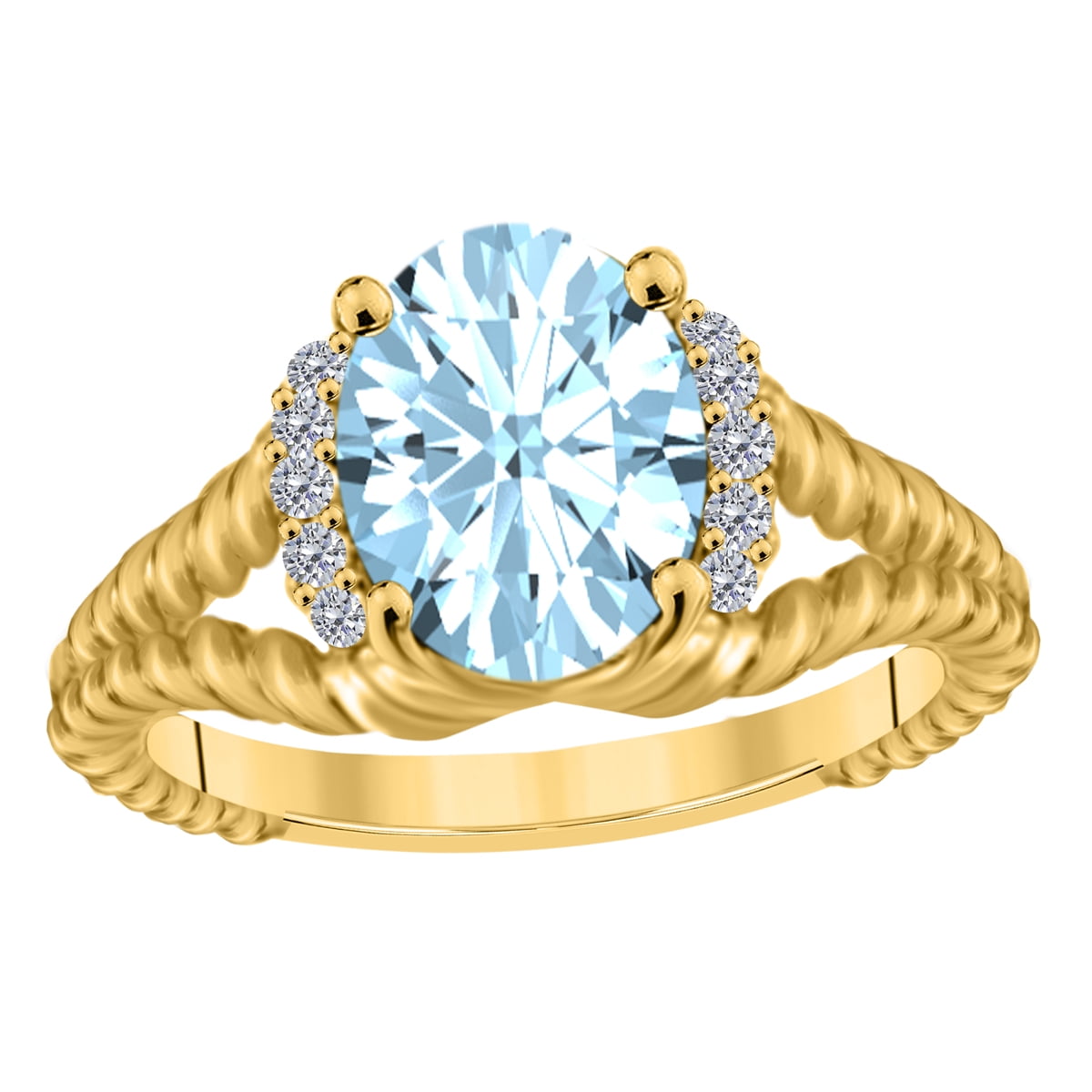 Mauli Jewels Rings For Women 1 85 Carat Diamond And Oval Shape