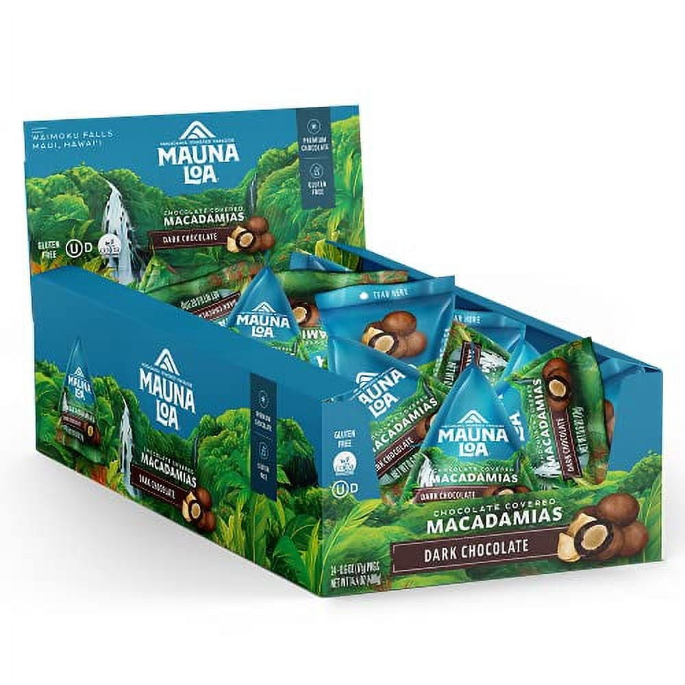 Mauna Loa Premium Hawaiian Chocolate Covered Macadamia Nuts, Dark ...