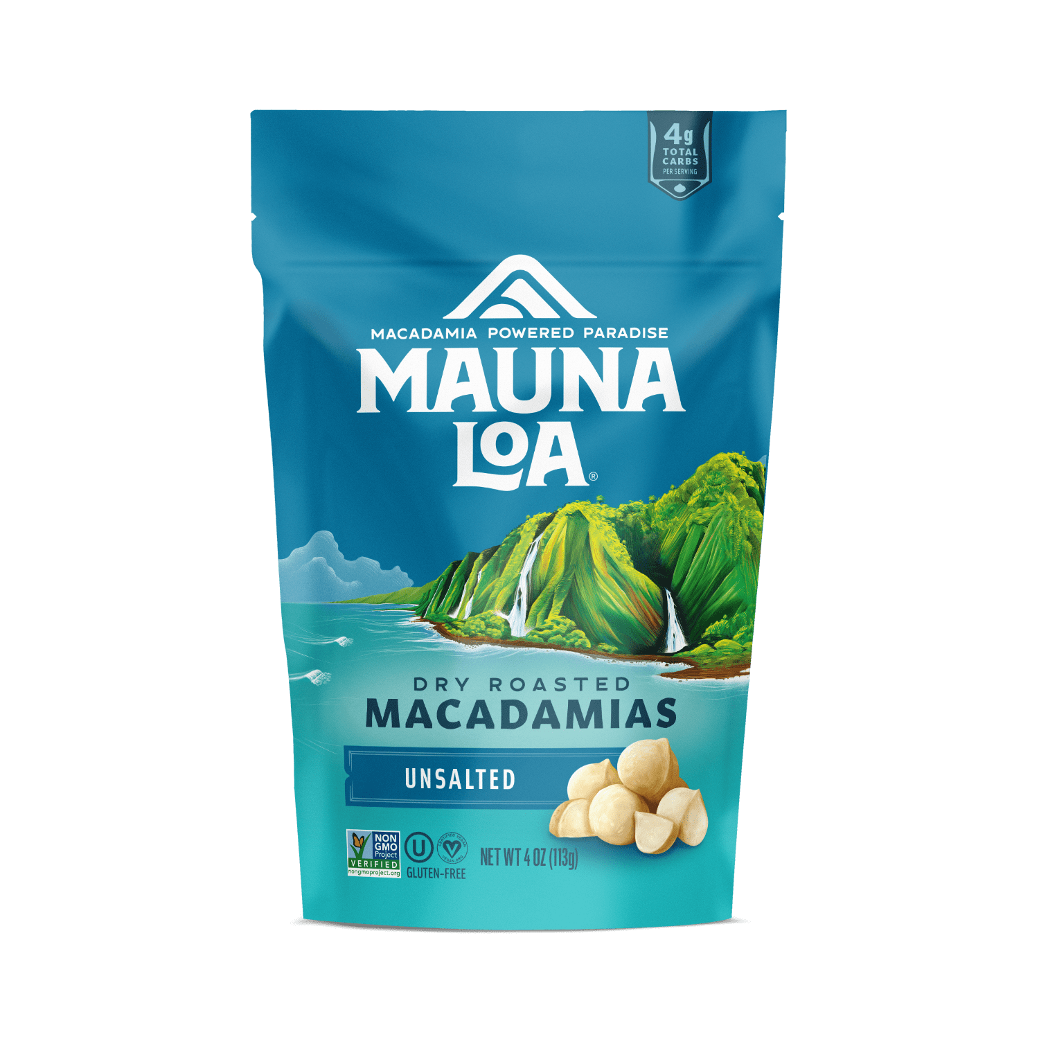 Mauna Loa Roasted Unsalted Macadamia Nuts, 4oz - Walmart.com