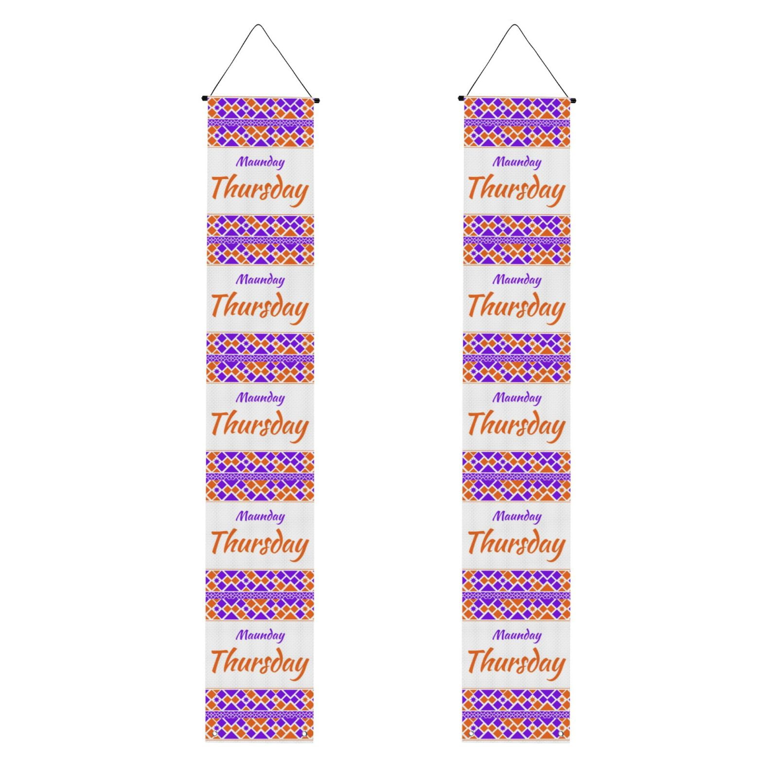 Maundy Thursday Door Banner Decor Porch Banner Party Hanging Flag ...