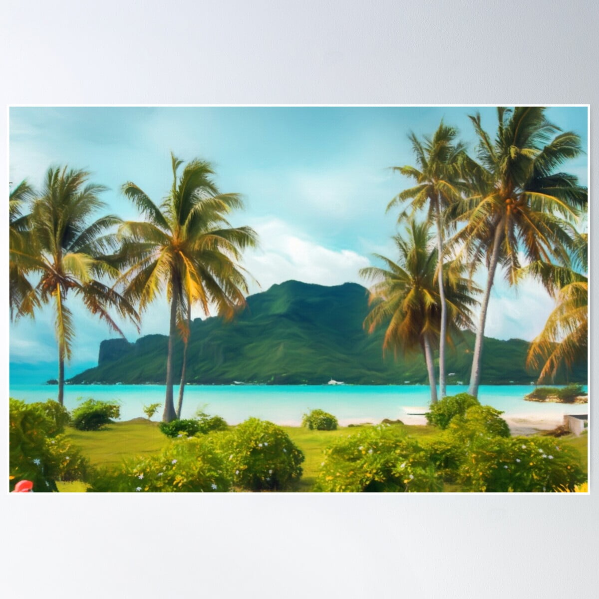 Maupiti Island, French Polynesia - South Pacific Tropical Atoll Island ...