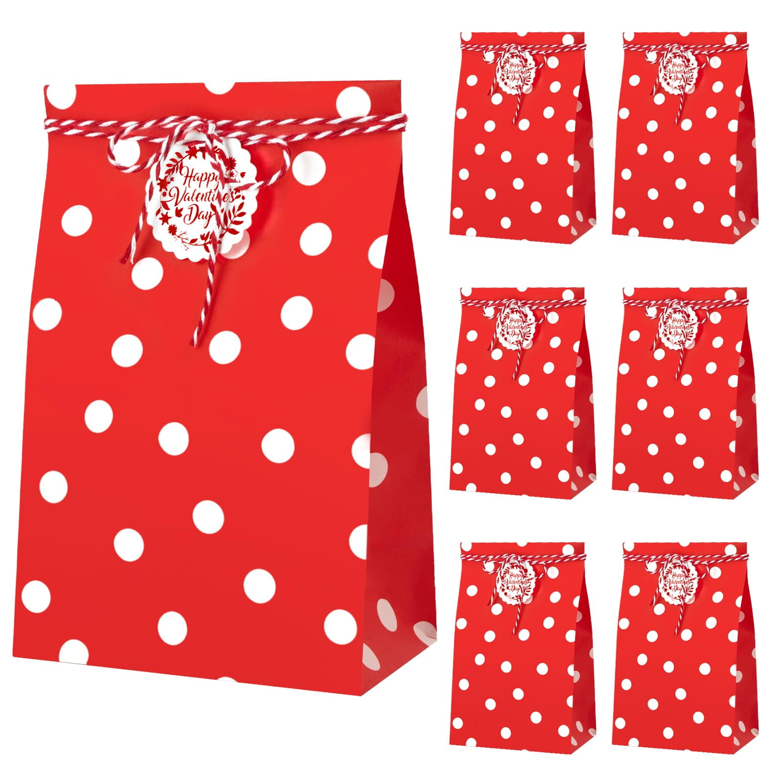 Mauproy 30 Pack Valentines Day Gift BSL1 Bags, Valentines Treat Bags ...