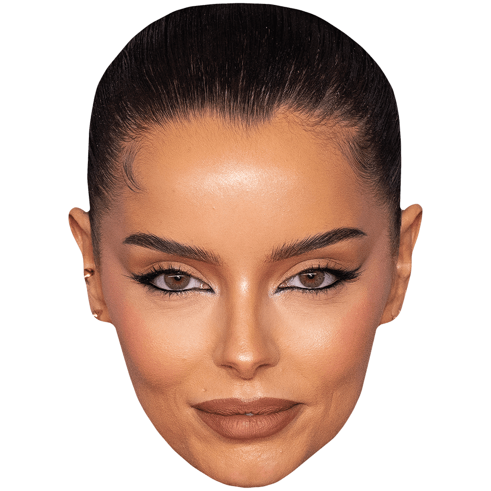 Maura Higgins (Hair Up) Celebrity Mask, Flat Card Face, Fancy Dress ...