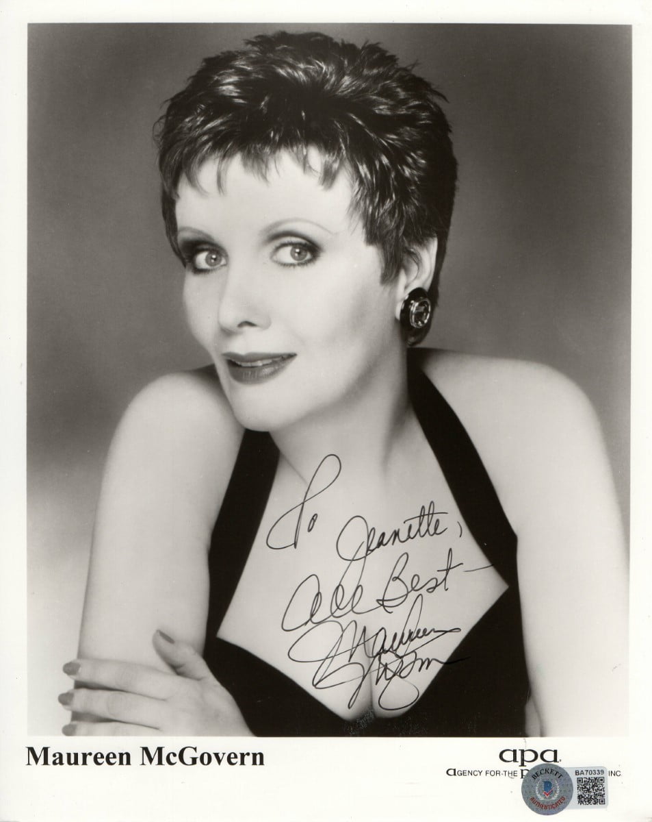 Maureen McGovern Signed Autographed 8X10 Photo Singer Promo Shot BAS ...