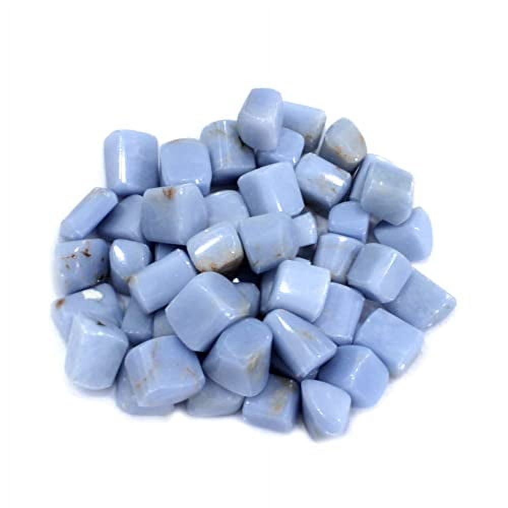 Maureen Natural Energized Angelite Healing Crystal Tumble Stone ...