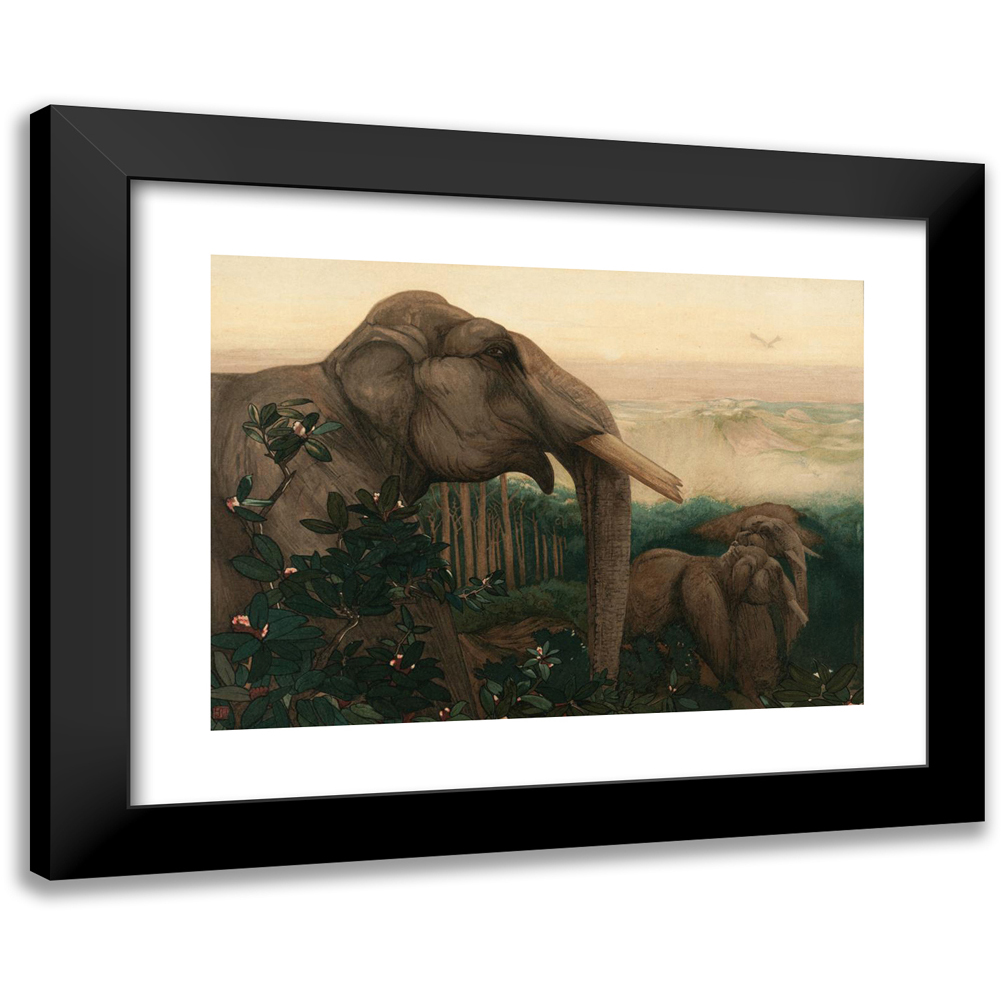 Maurice And Edward Detmold 18x14 Black Modern Framed Museum Art Print ...