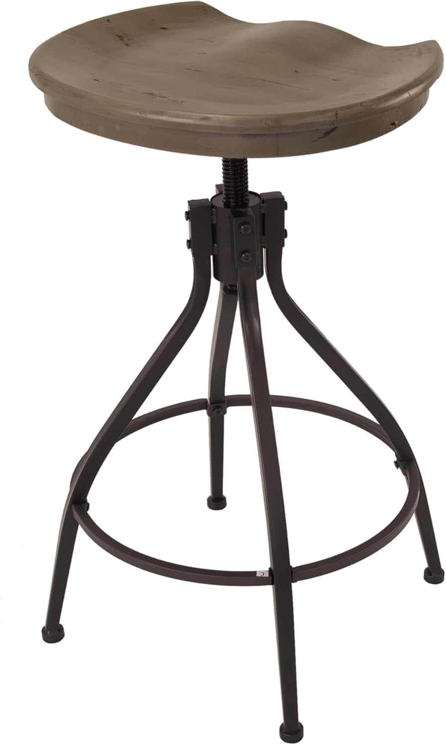 Maurice Backless Adjustable Stool, Charcoal - Walmart.com