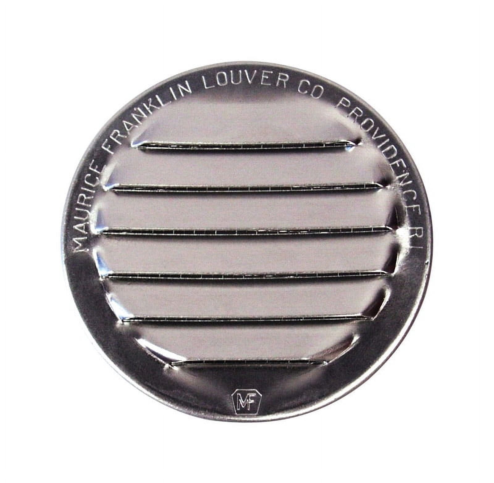 Maurice Franklin Louver 2.5 in. W X 2.5 in. L Bright Silver Aluminum ...