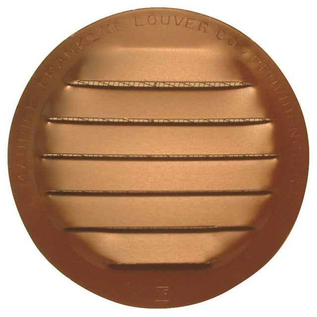 Maurice Franklin Louver 3 in. W X 3 in. L Gloss Brown Aluminum Mini ...