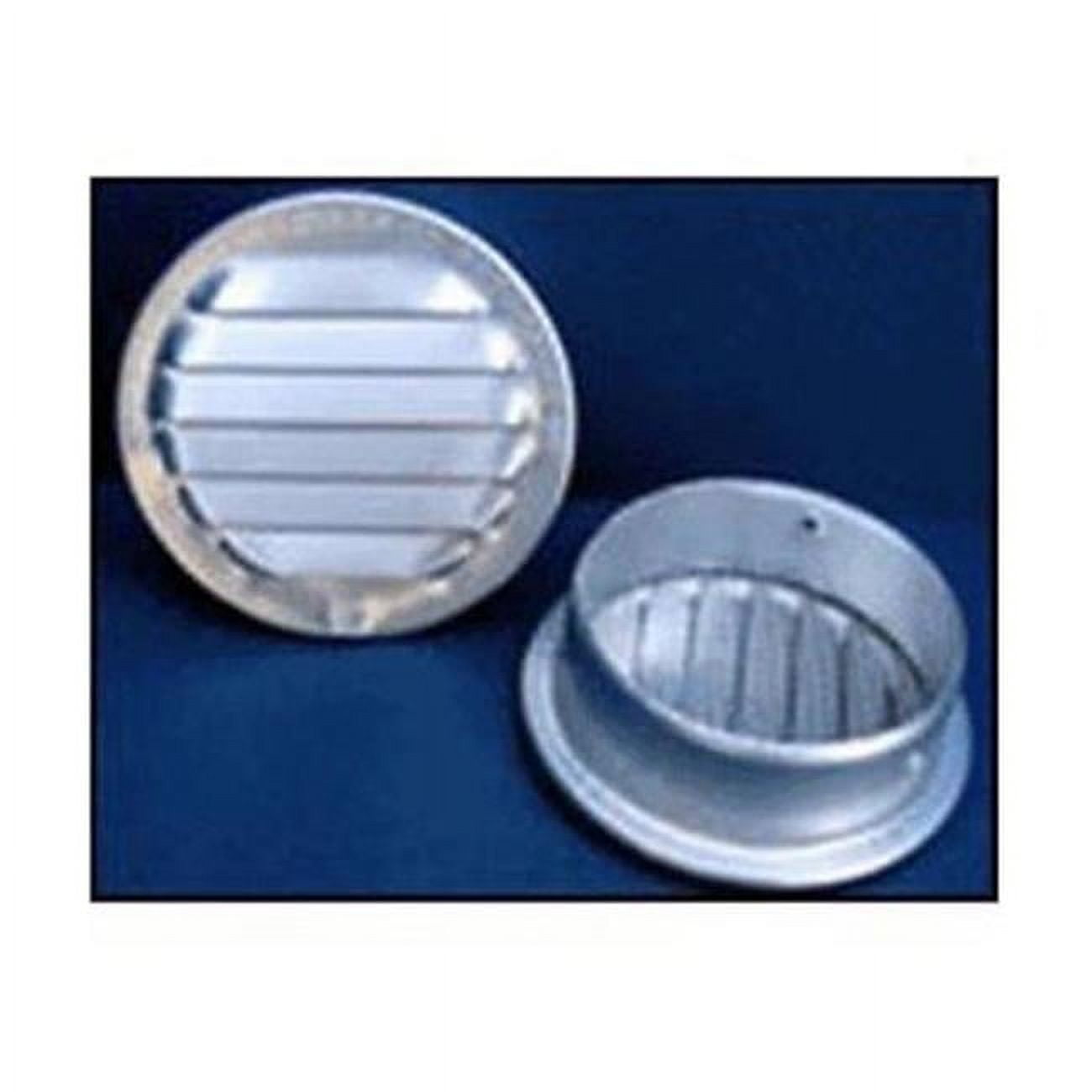 Maurice Franklin Louver 6 in. W X 6 in. L Bright Silver Aluminum Mini ...