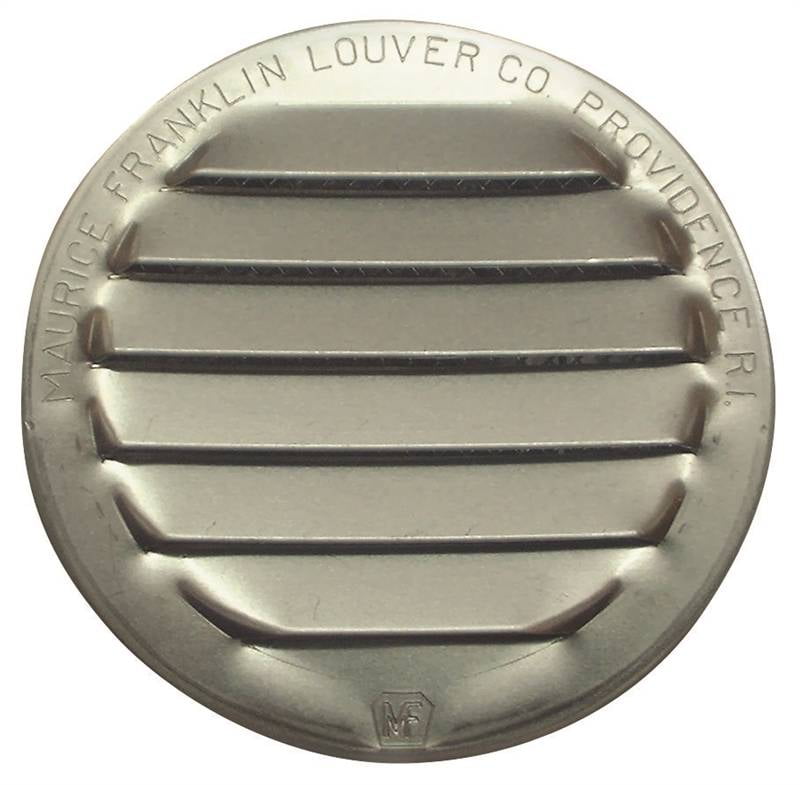 Maurice Franklin Louver 2 in. W X 2 in. L Bright Silver Aluminum Mini ...