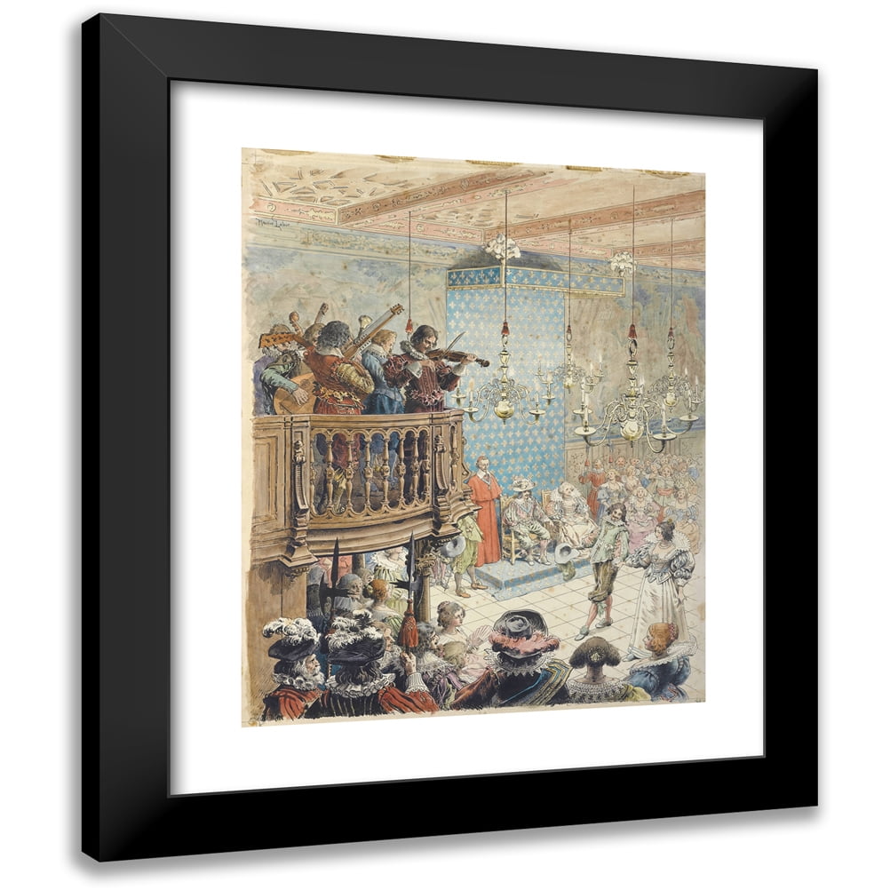 Maurice Leloir 12x14 Black Modern Framed Museum Art Print Titled ...