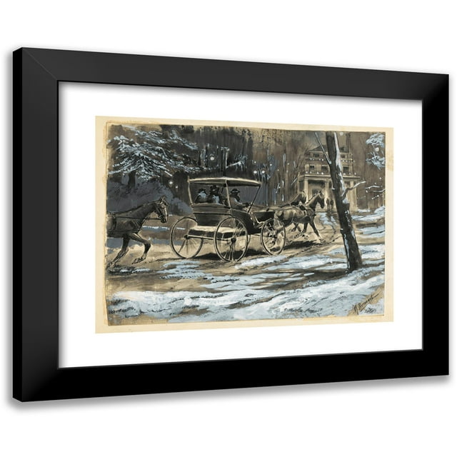 Maurice Perronnet 14x11 Black Modern Framed Museum Art Print Titled ...