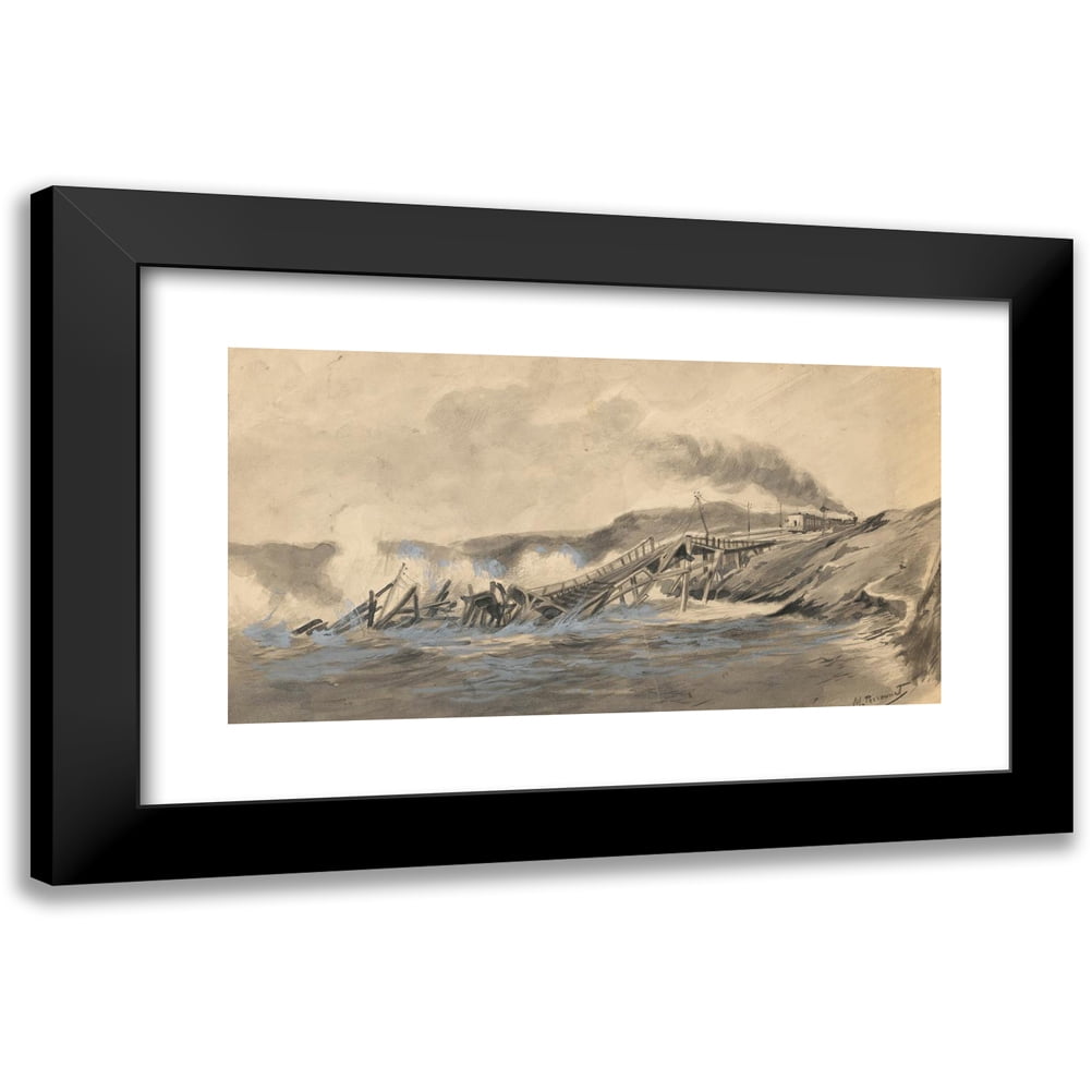 Maurice Perronnet 14x9 Black Modern Framed Museum Art Print Titled ...