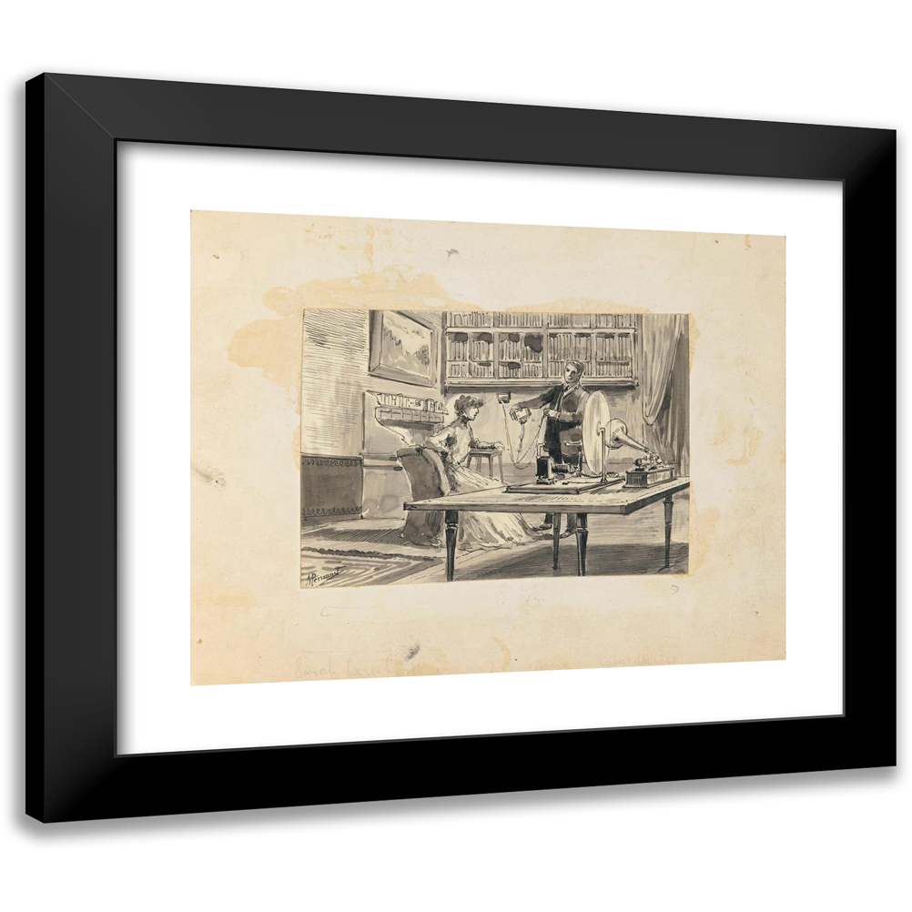 Maurice Perronnet 18x15 Black Modern Framed Museum Art Print Titled ...