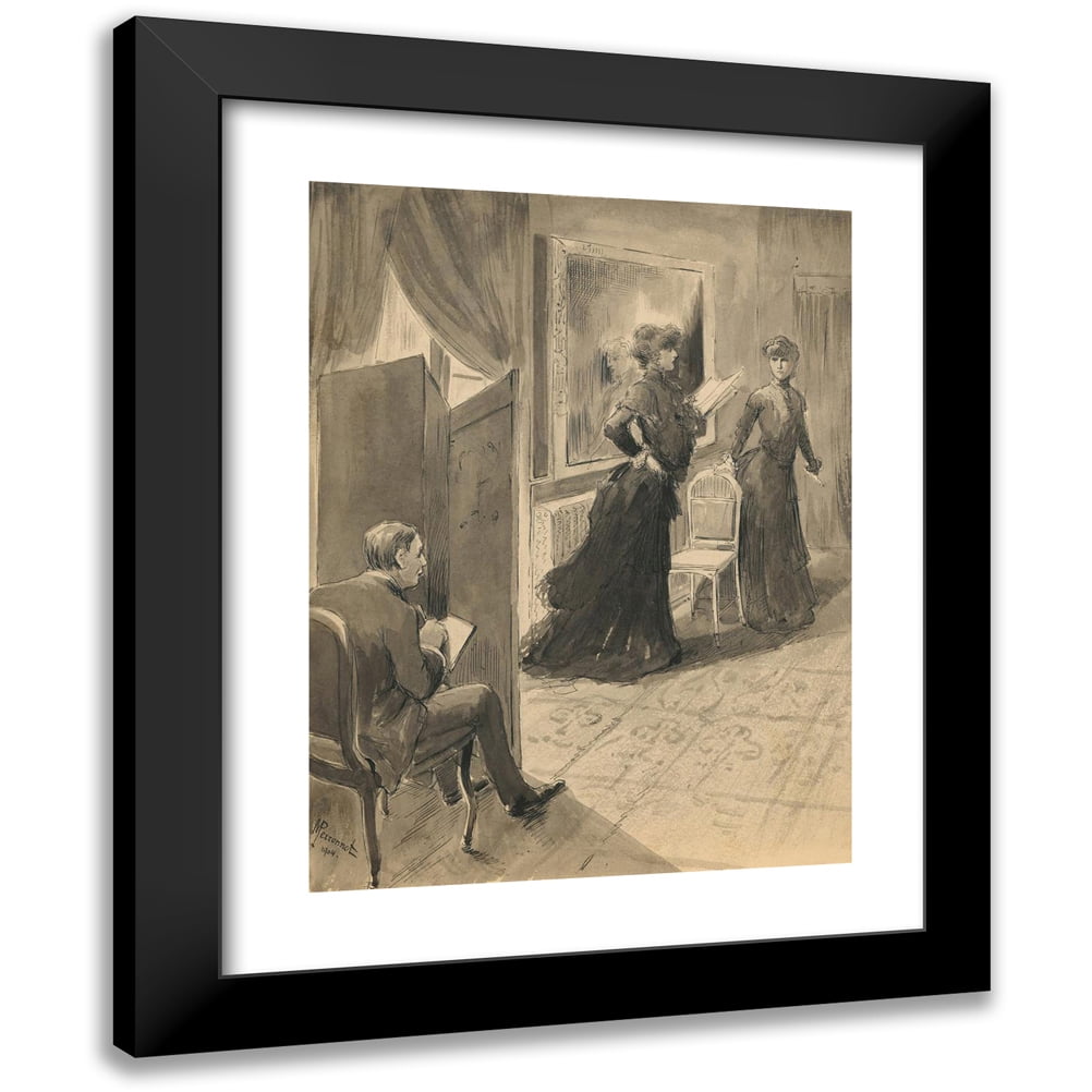 Maurice Perronnet 19x24 Black Modern Framed Museum Art Print Titled ...
