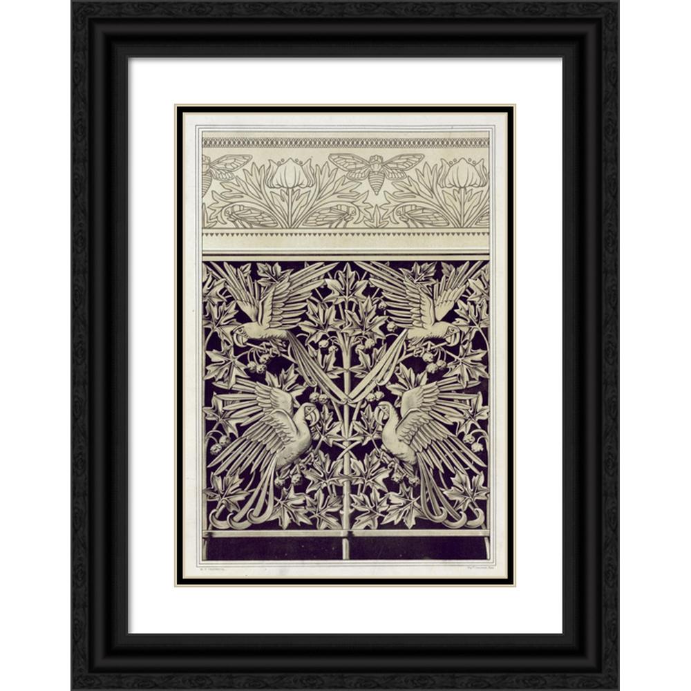 Maurice Pillard Verneuil 11x14 Black Ornate Wood Framed Double Matted ...