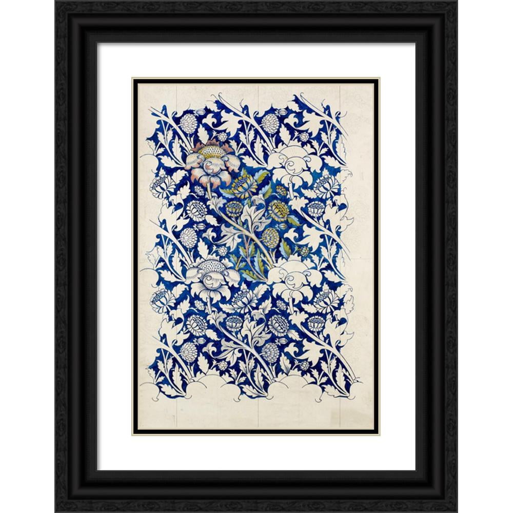 Maurice Pillard Verneuil 14x18 Black Ornate Wood Framed Double Matted ...