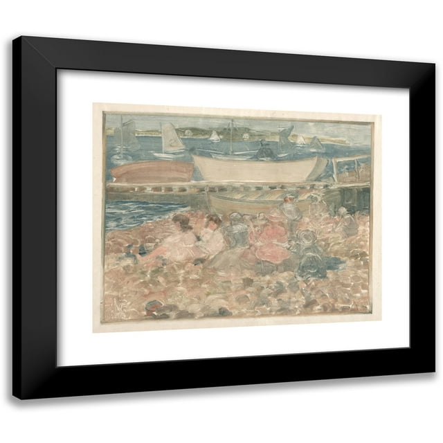 Maurice Prendergast 14x12 Black Modern Framed Museum Art Print Titled ...