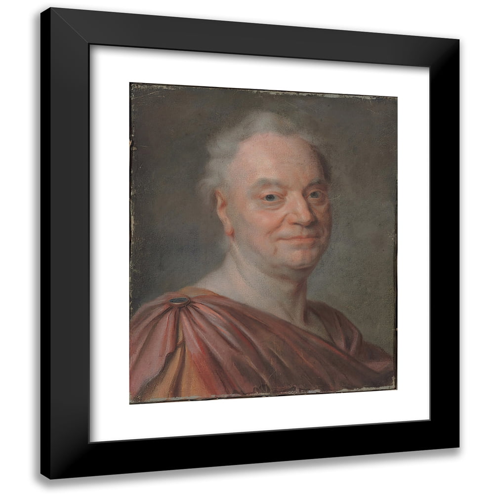 Maurice-Quentin de La Tour 12x14 Black Modern Framed Museum Art Print ...