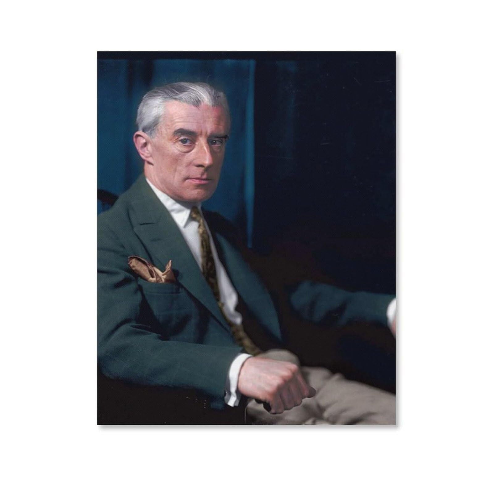 Maurice Ravel Composer And Pianist Portrait Poster 3 Living Room ...