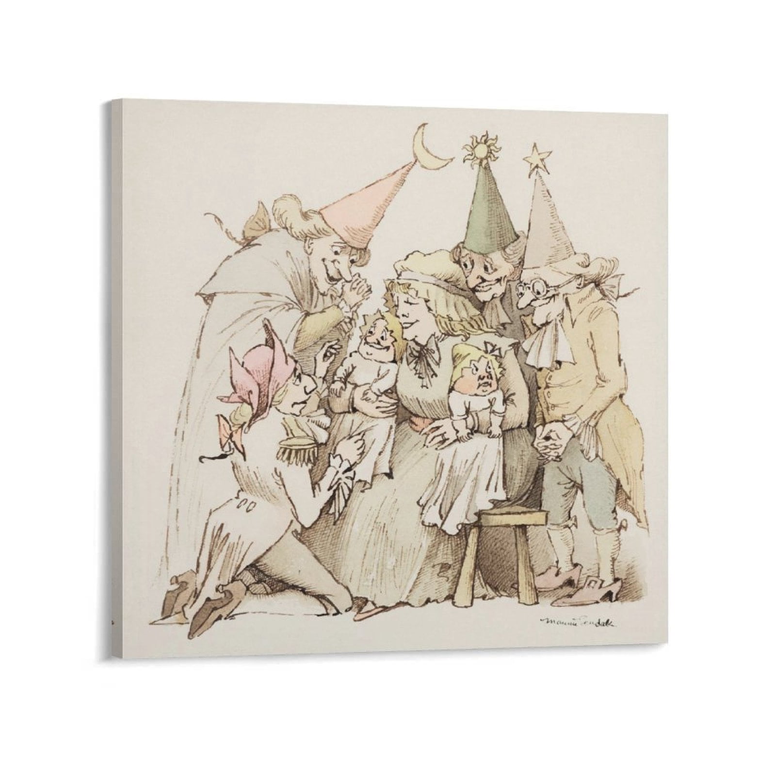 Maurice Sendak Print Painting (14) Canvas Poster Wall Art Picture ...