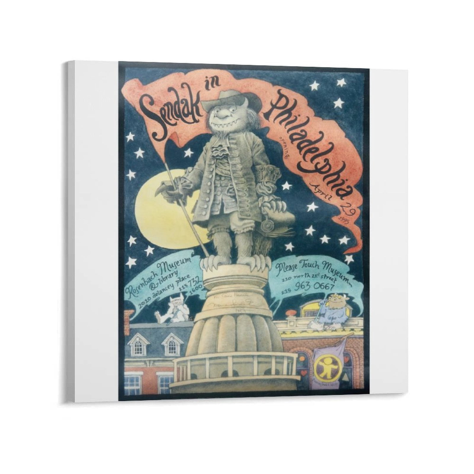 Maurice Sendak Print Painting (20) Painting On Canvas Wall Art Poster ...