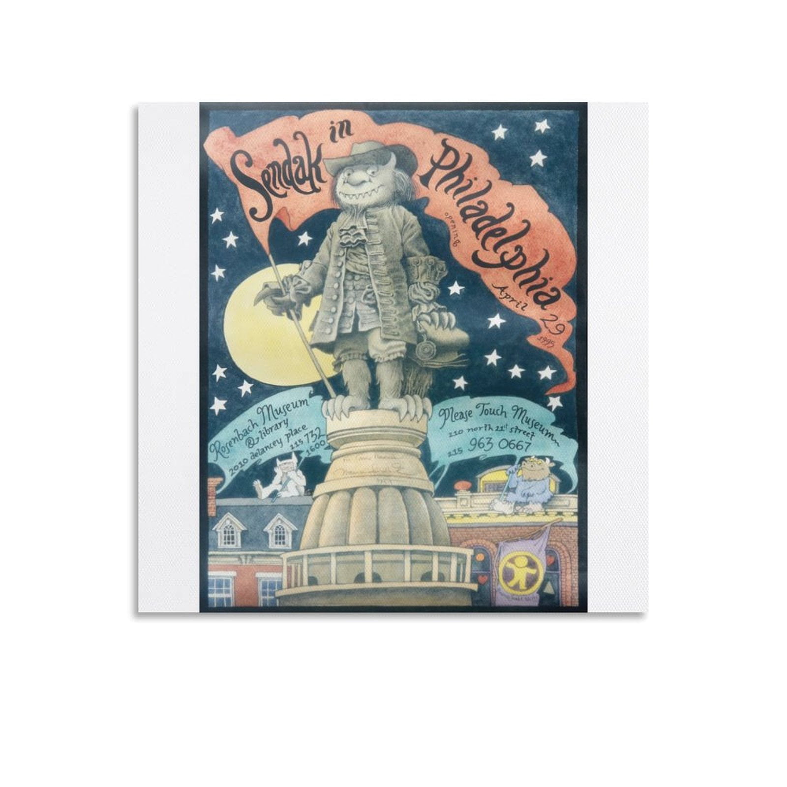 Maurice Sendak Print Painting (20) Poster Cool Artworks Painting Wall ...