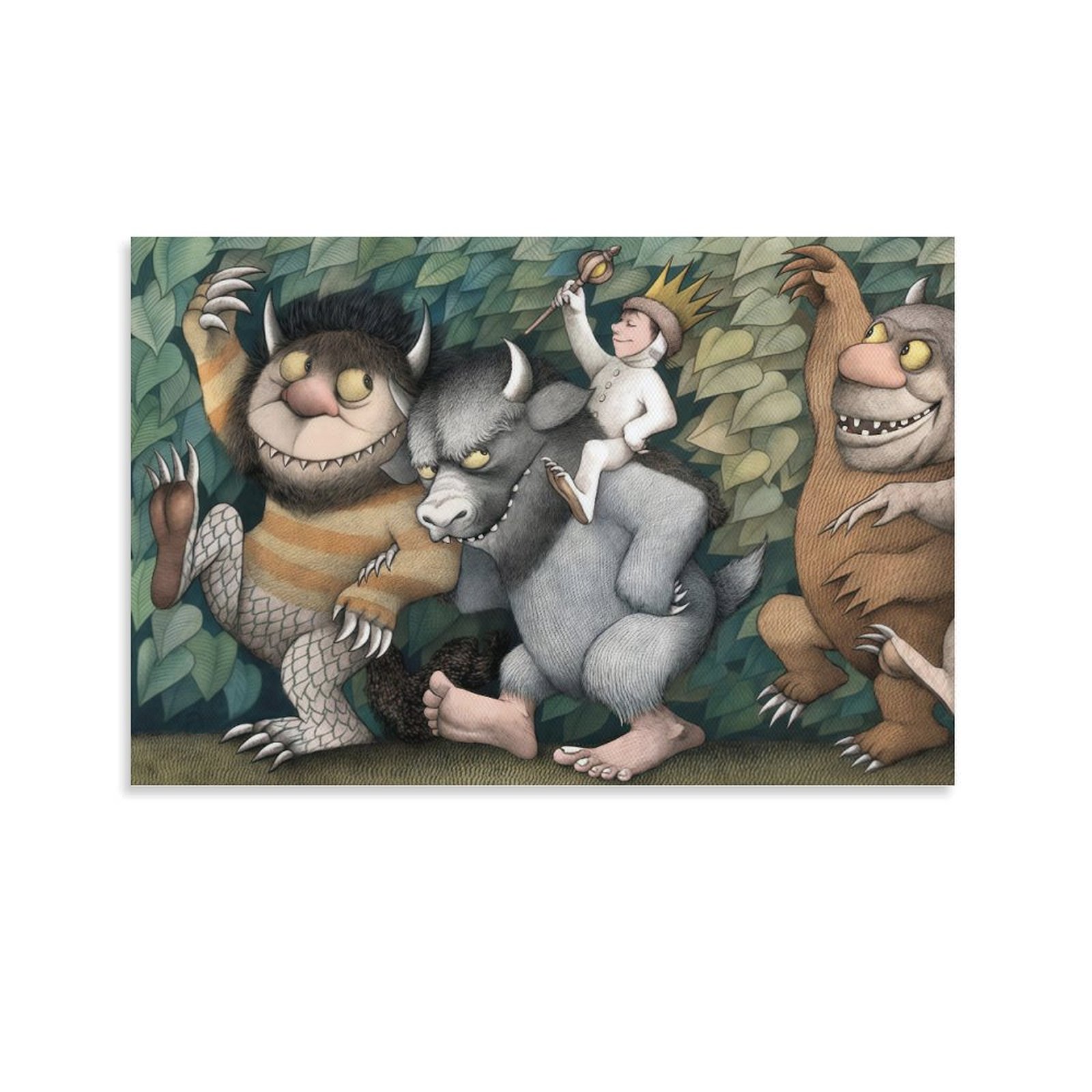 Maurice Sendak Print Painting (25) Painting On Canvas Wall Art Poster ...