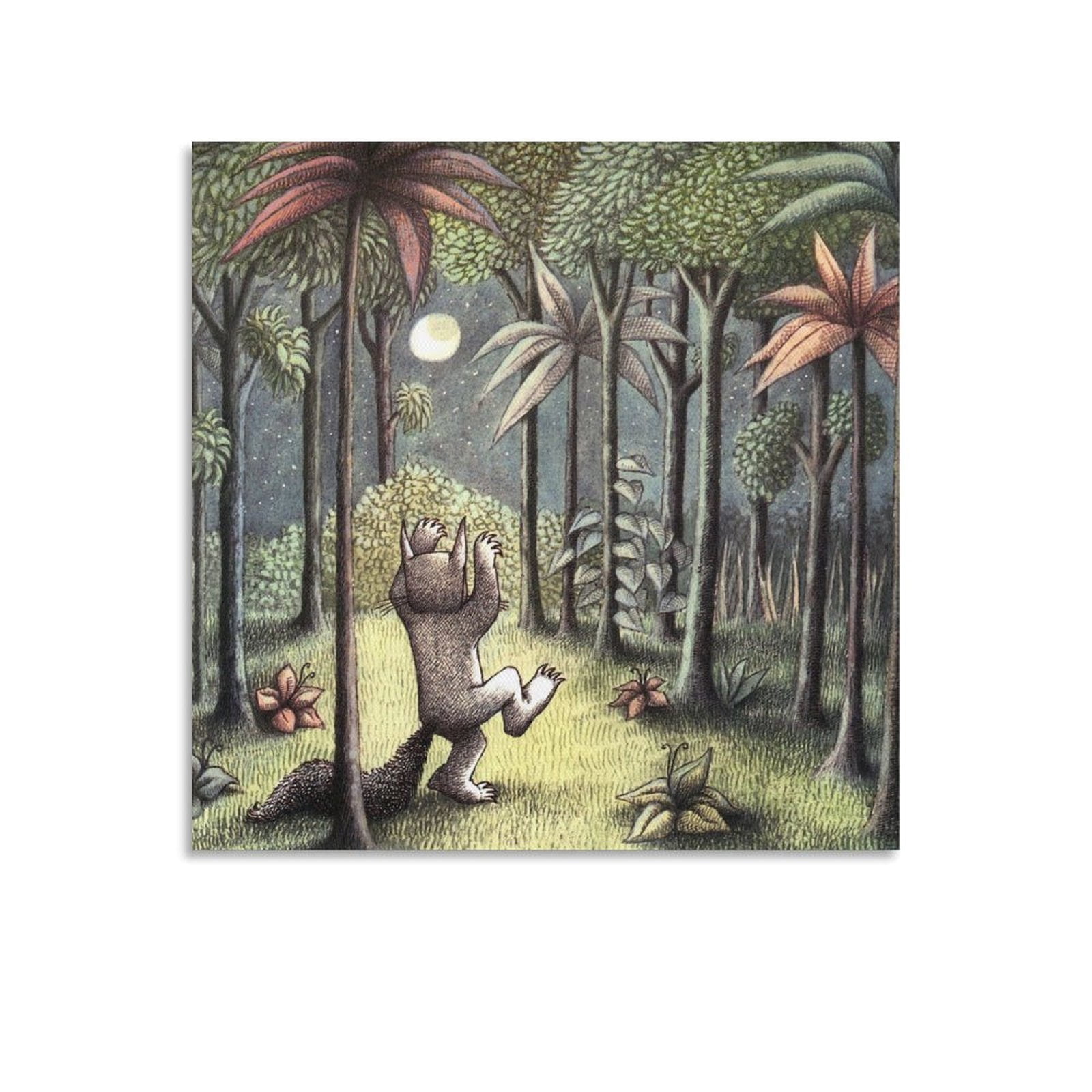 Maurice Sendak Print Painting (27) Print Photo Art Painting Canvas ...